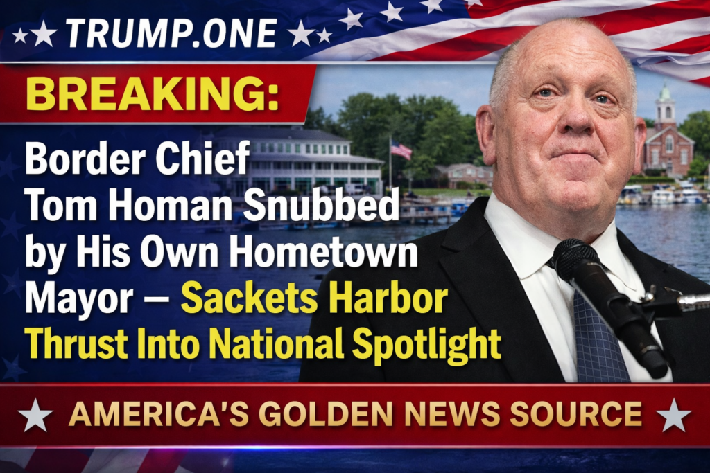 BREAKING: Border Chief Tom Homan Snubbed by His Own Hometown Mayor ...